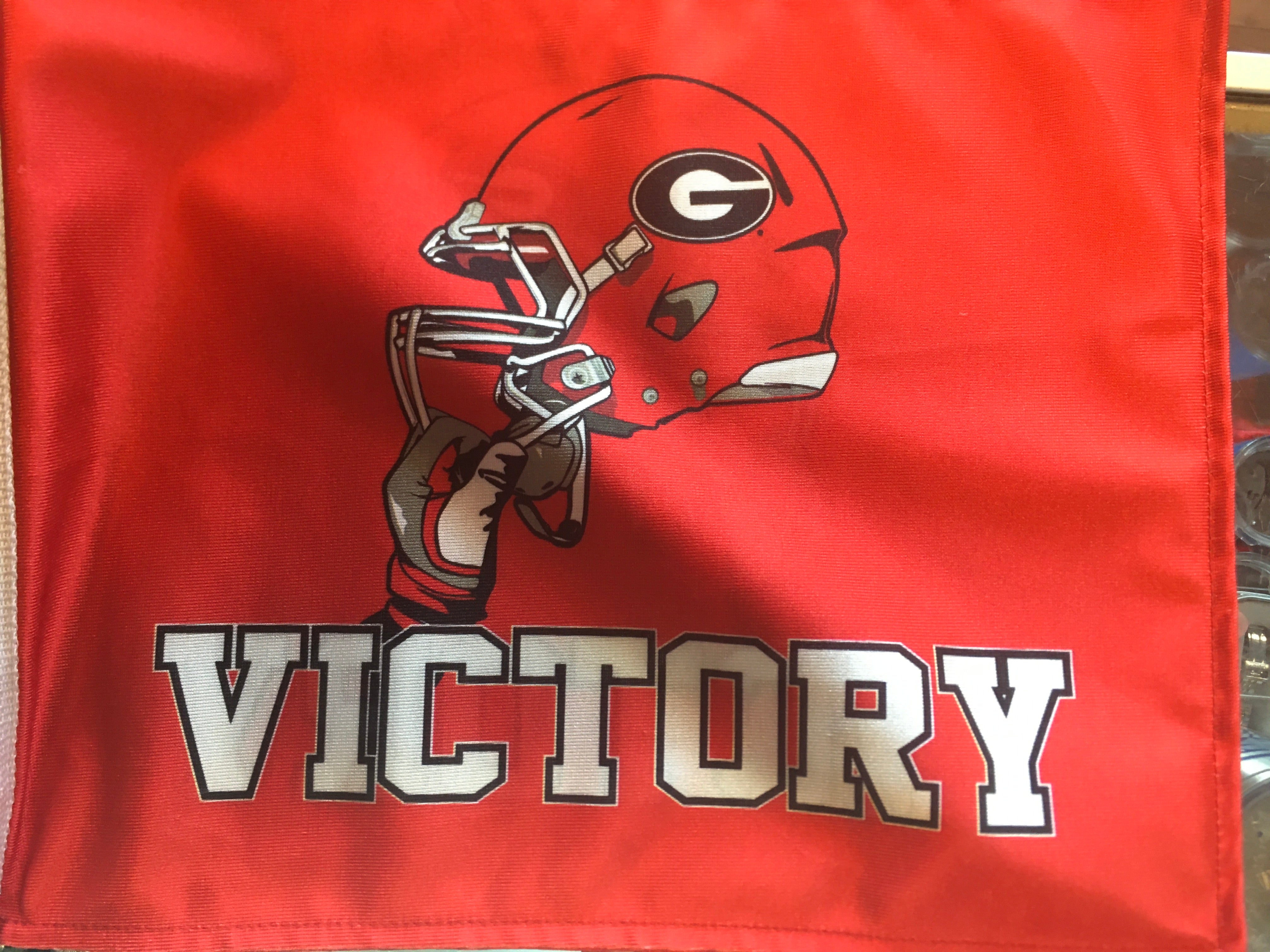 UGA "Victory" Car Flag – Universities Forever