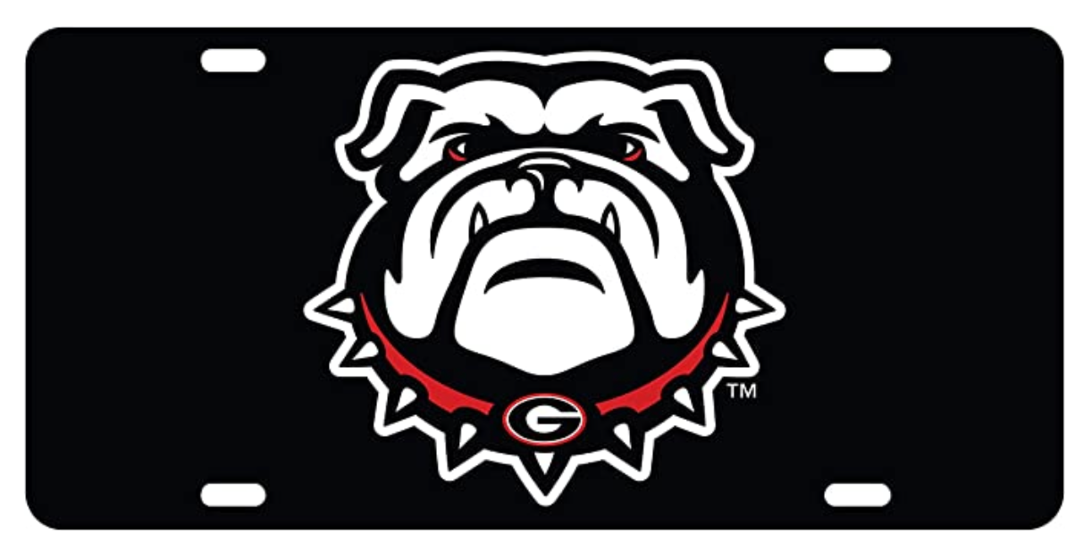UGA Metal New Dog License Plate – Universities Forever