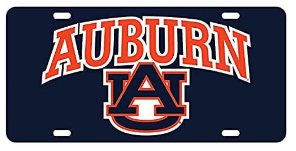 AUB Arch Auburn License Plate – Universities Forever