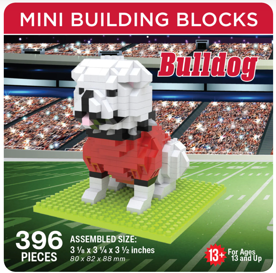 UGA Bulldog Mini LEGO Block Puzzle – Universities Forever
