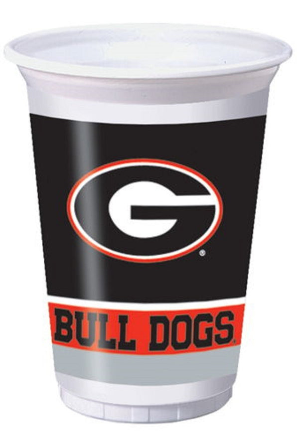 UGA Party Plastic Cups with Super G – Universities Forever